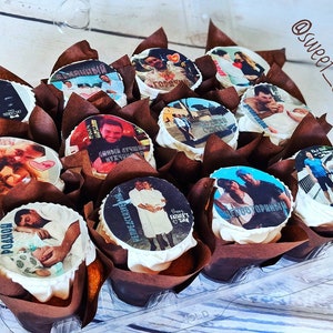 Custom Edible Icing Sheets: Pre-cut Cookie & Cupcake Toppers - Etsy