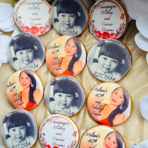 Personalized Edible Print Cookies for Special Day, Sweet Treats for ...