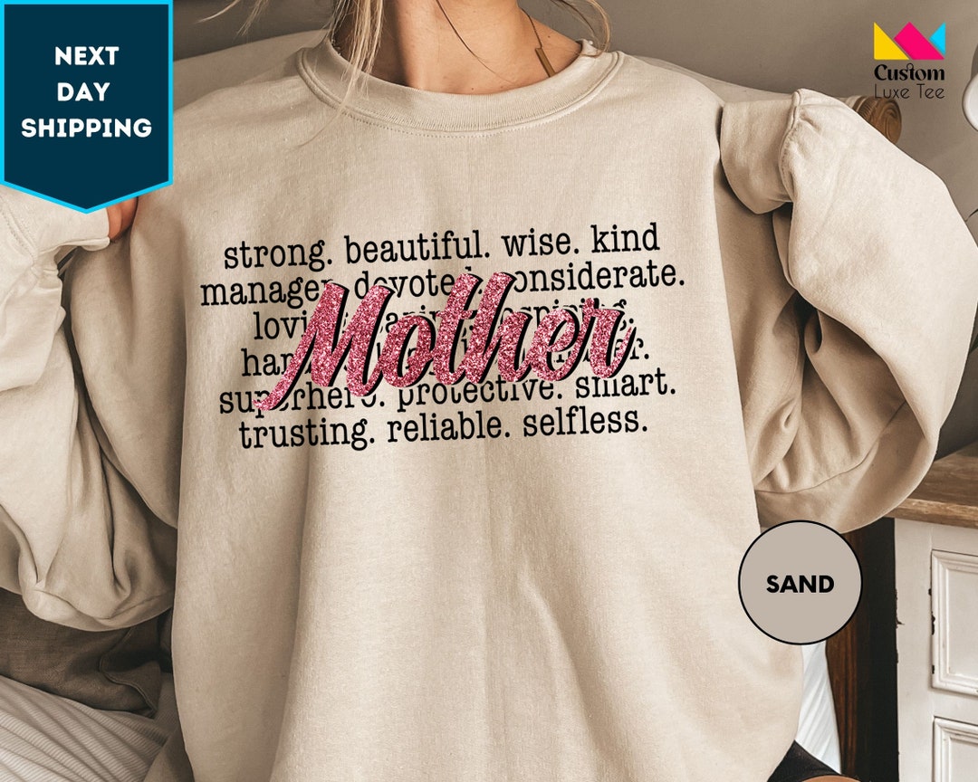 Strong Beautiful Wise Kind Mom Shirt, Mom Compliments Shirt, Trusting ...