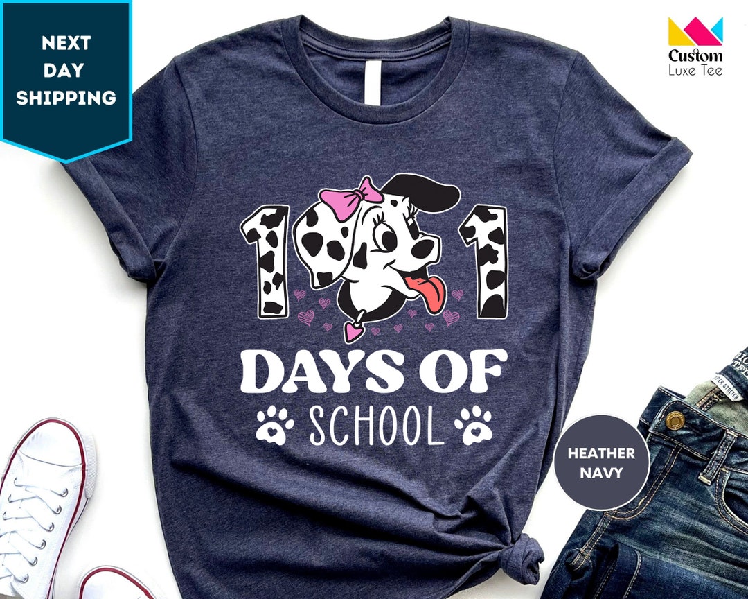 101 Days of School Shirt, 101 Dalmatians Shirt, Back to School Shirt ...