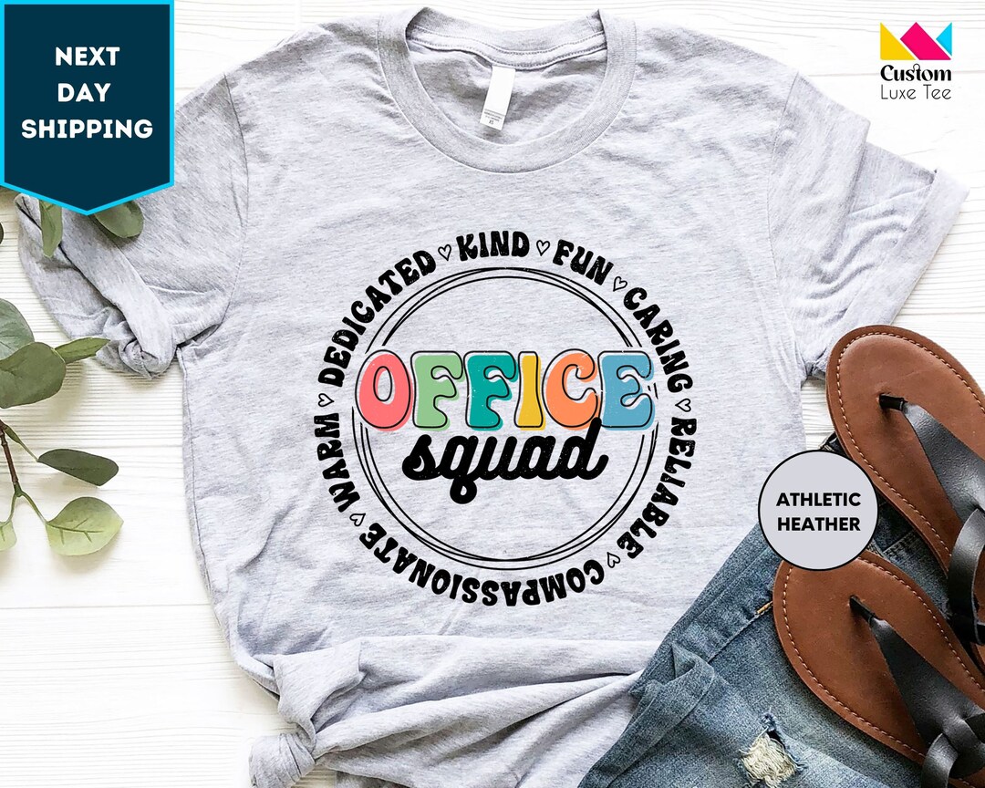 Office Squad Shirt, Secretary T-shirt, Staff Shirt, Matching Office ...