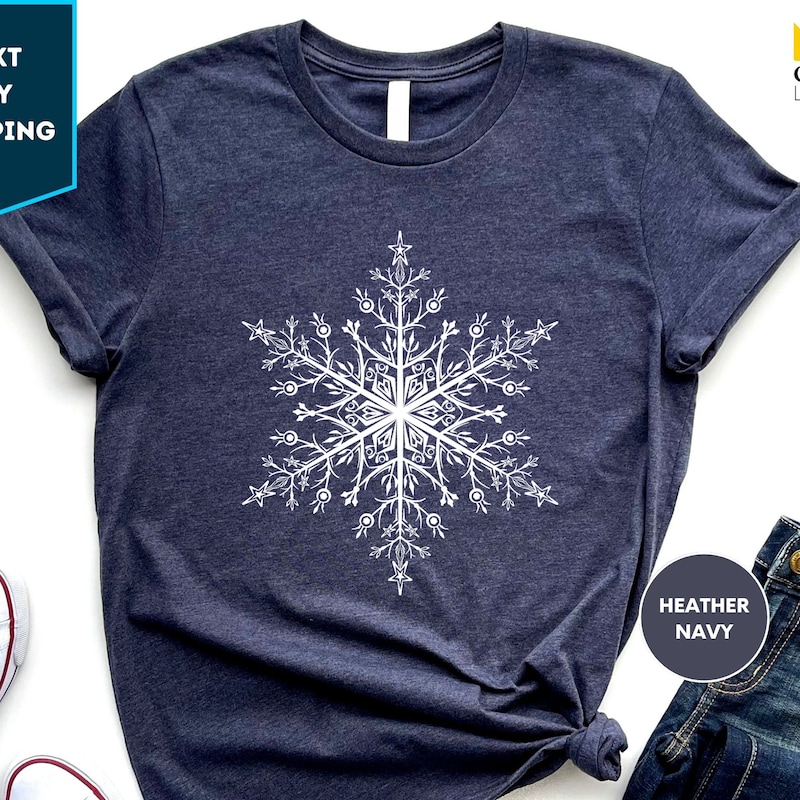 Snowflake Shirt - Etsy