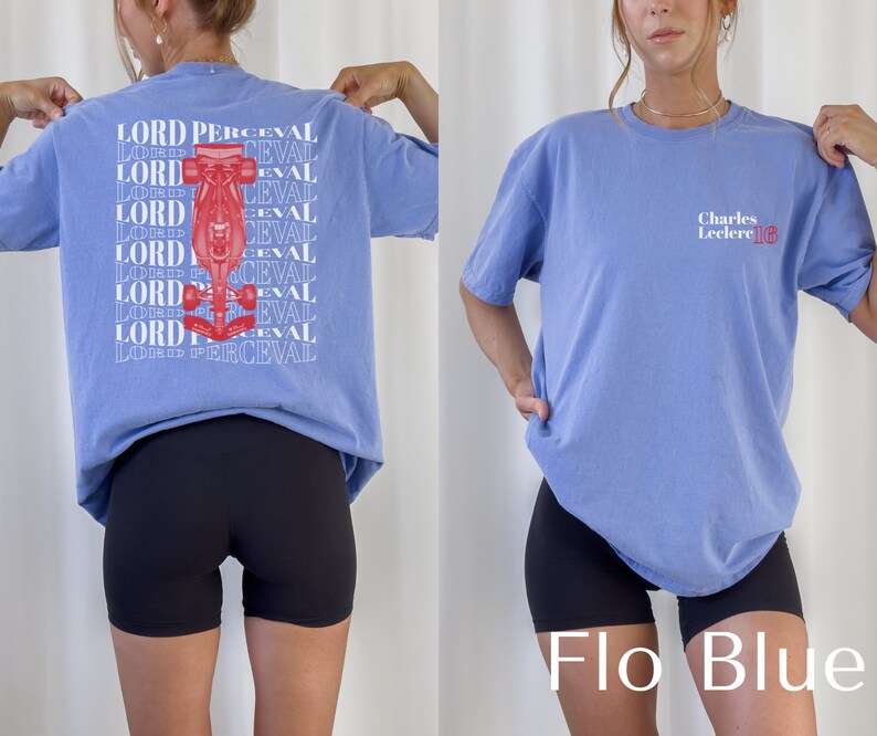 Charles Leclerc Comfort Color Unisex Tshirt Formula One Ferrari CL16 ...