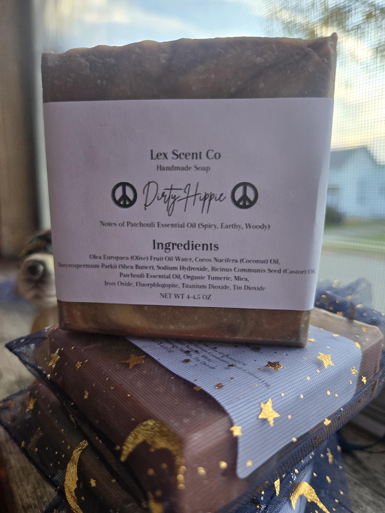 Dirty Hippie Soap: Patchouli & Turmeric Artisan Soap - Etsy