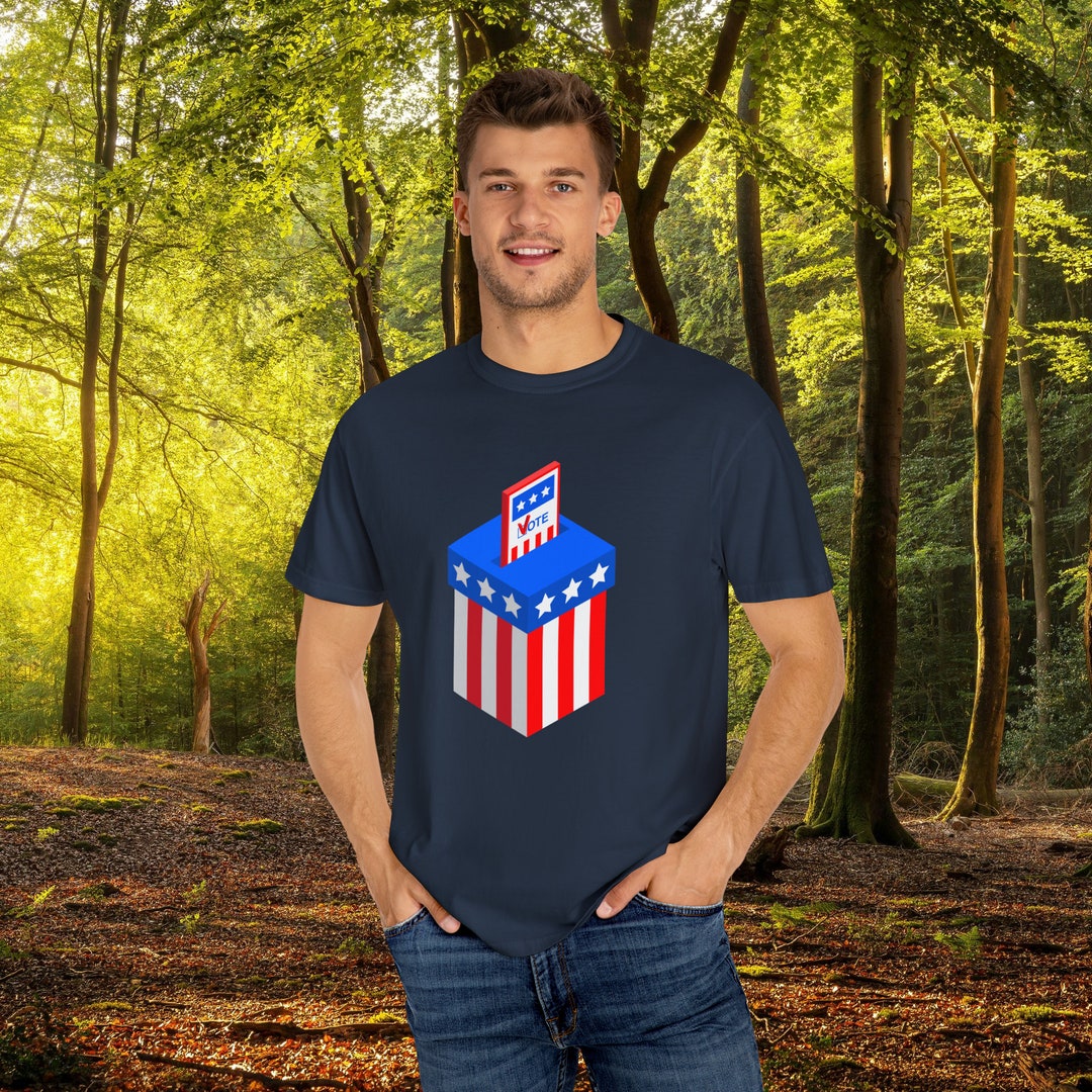 Vote for Change Tee Patriotic Ballot Box Graphic Unisex - Etsy