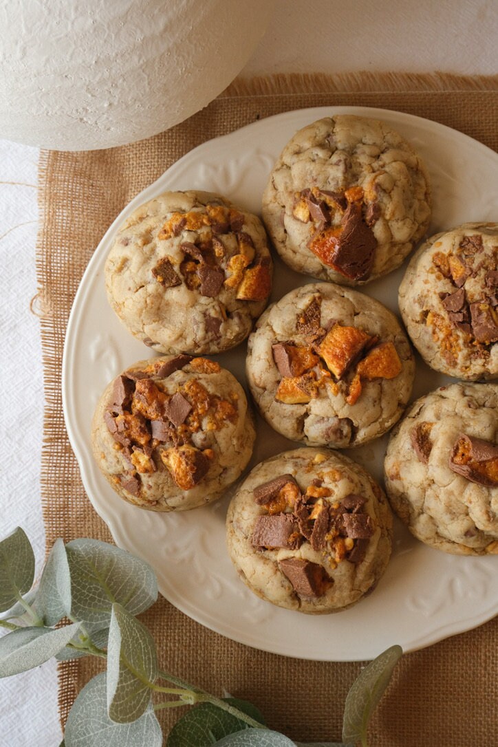 Golden Honeycomb Cookies Recipe Giant Chunky Honeycomb - Etsy