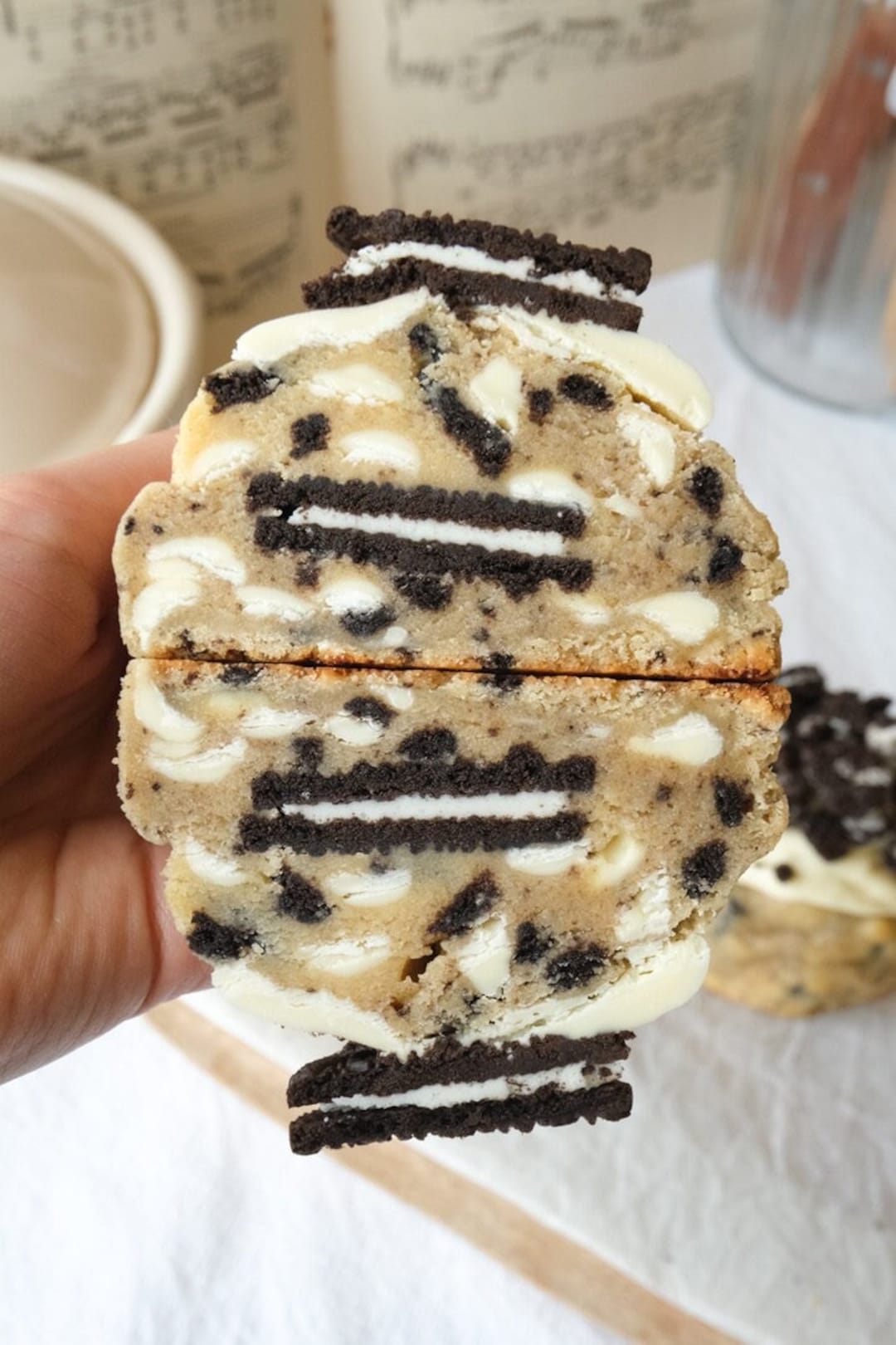 Giant Stuffed Cookies & Cream Cookie Recipe (PDF Download) - Etsy