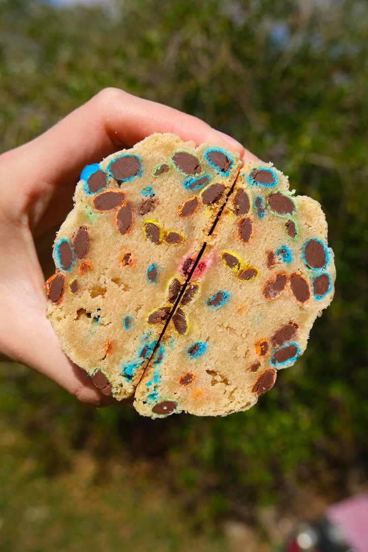 Chunky M&M Stuffed Cookies Recipe Giant Mnm Cookies, Homemade Cookies ...