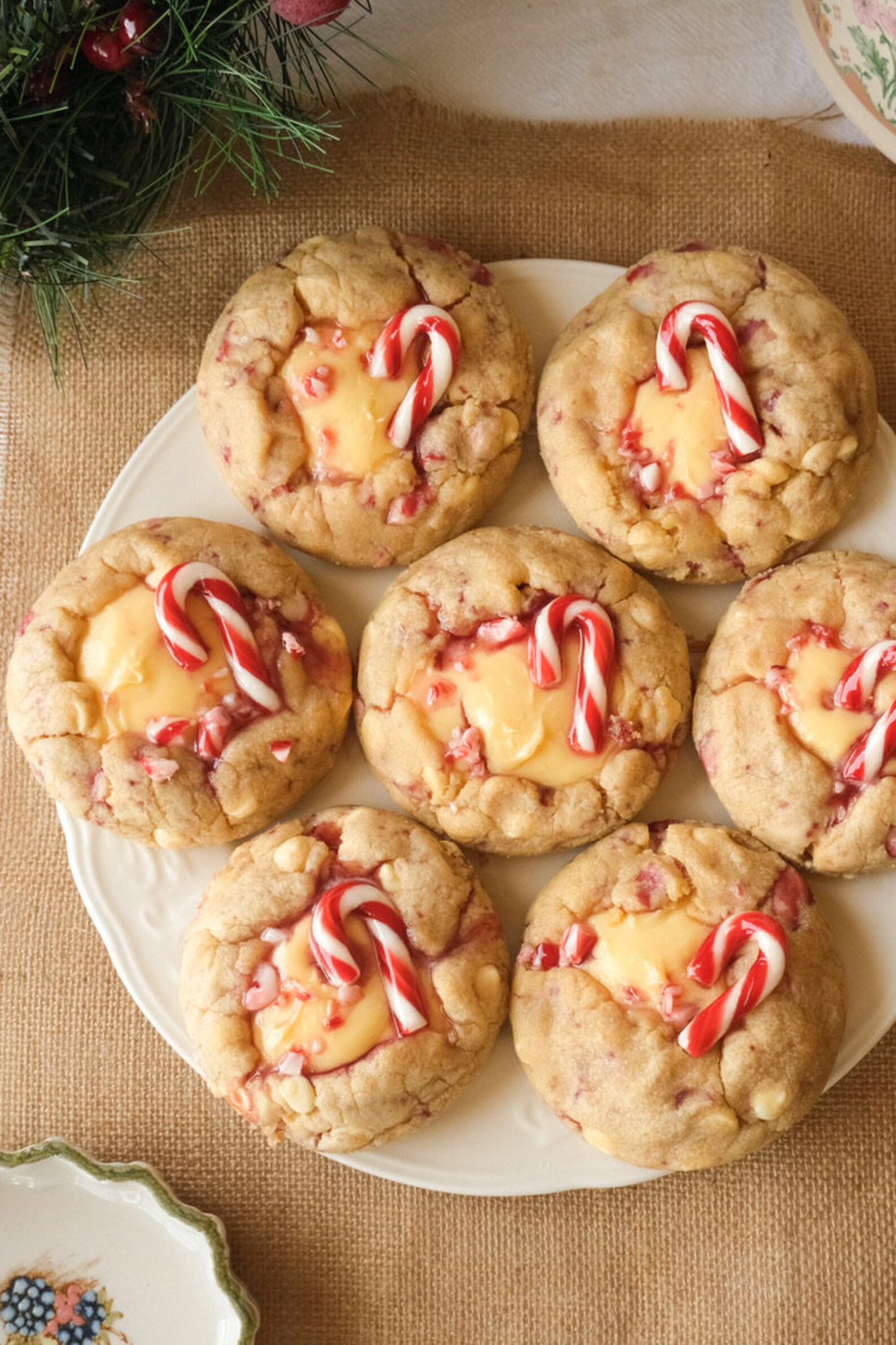 Peppermint Cheesecake Cookies Recipe: Candy Cane Stuffed Cookies (PDF ...