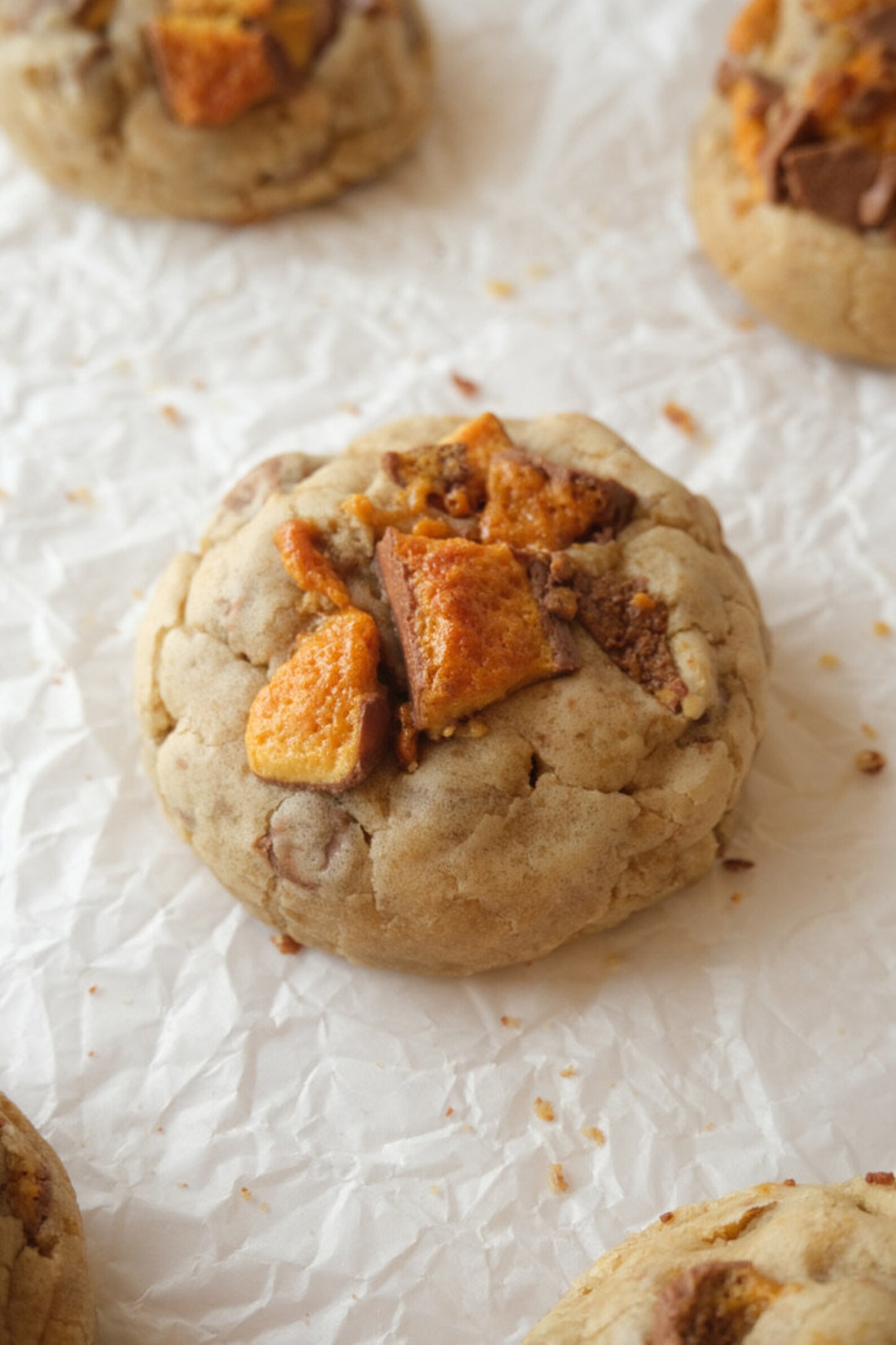 Golden Honeycomb Cookies Recipe Giant Chunky Honeycomb - Etsy
