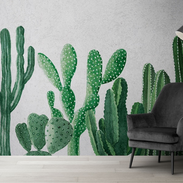 Cactus Wallpaper - Etsy