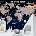 Child Map Kids Room Wallpaper With Space Background, Peel and Stick ...