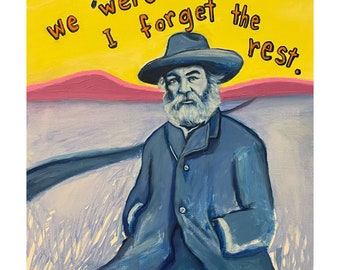 This is What You Shall Do Print / Walt Whitman Print / Black and White ...