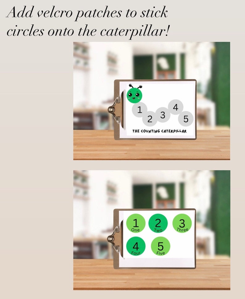 The Counting Caterpillar - Etsy