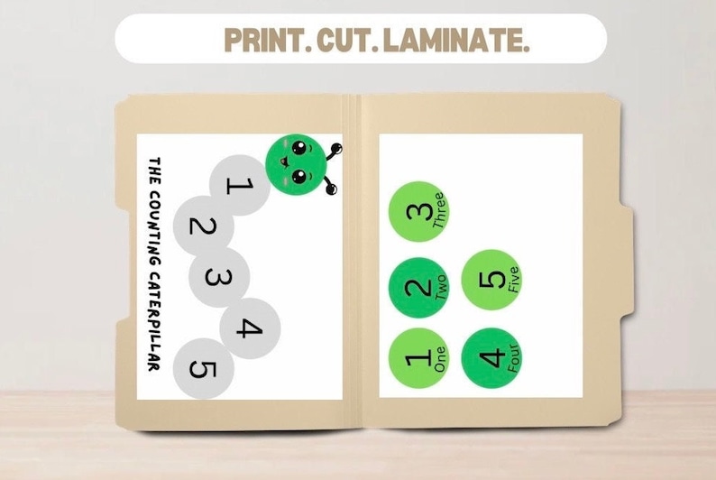 The Counting Caterpillar - Etsy