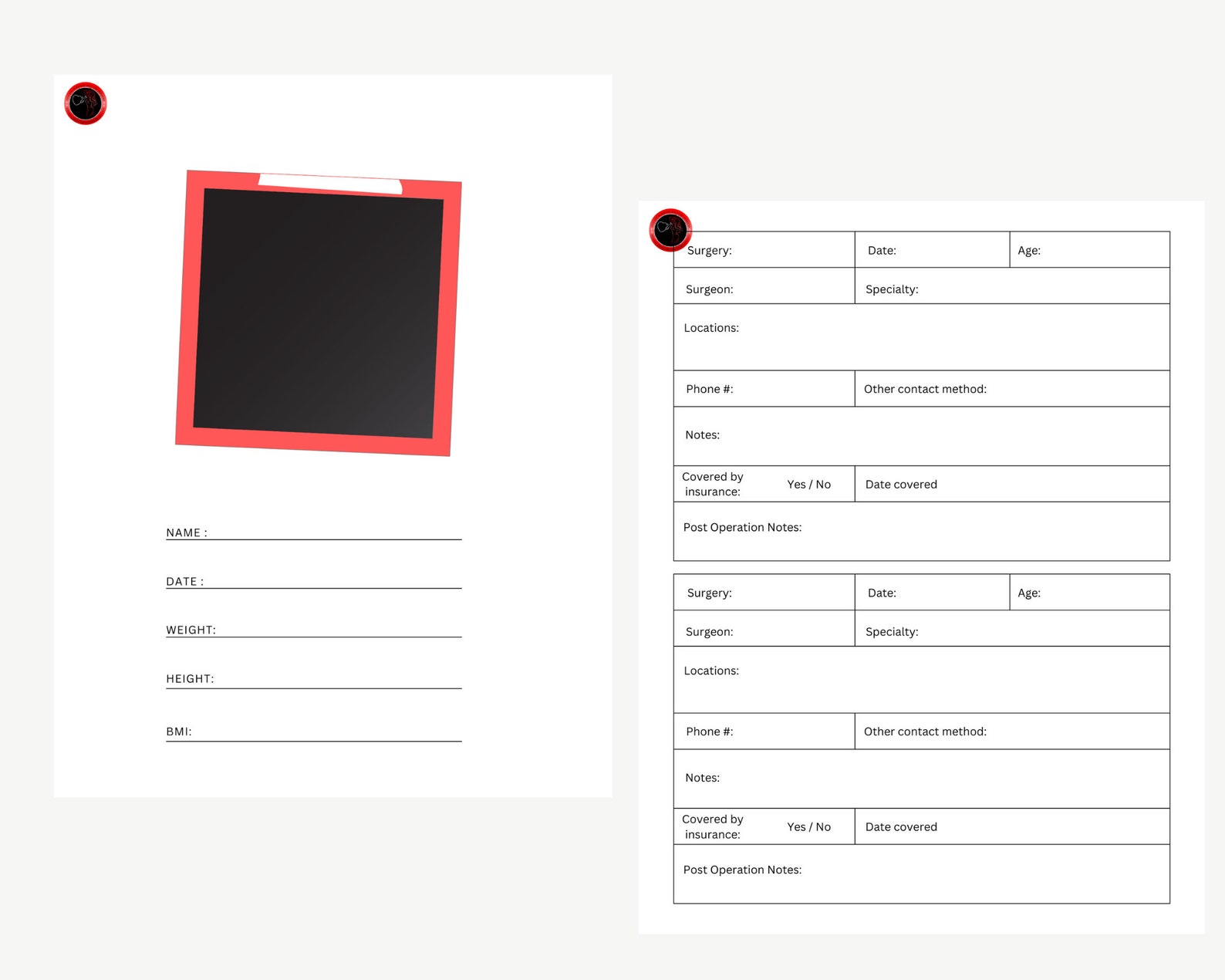 Surgery Care Package, Pre-surgery Planner, Surgery To-do List, Doctor ...