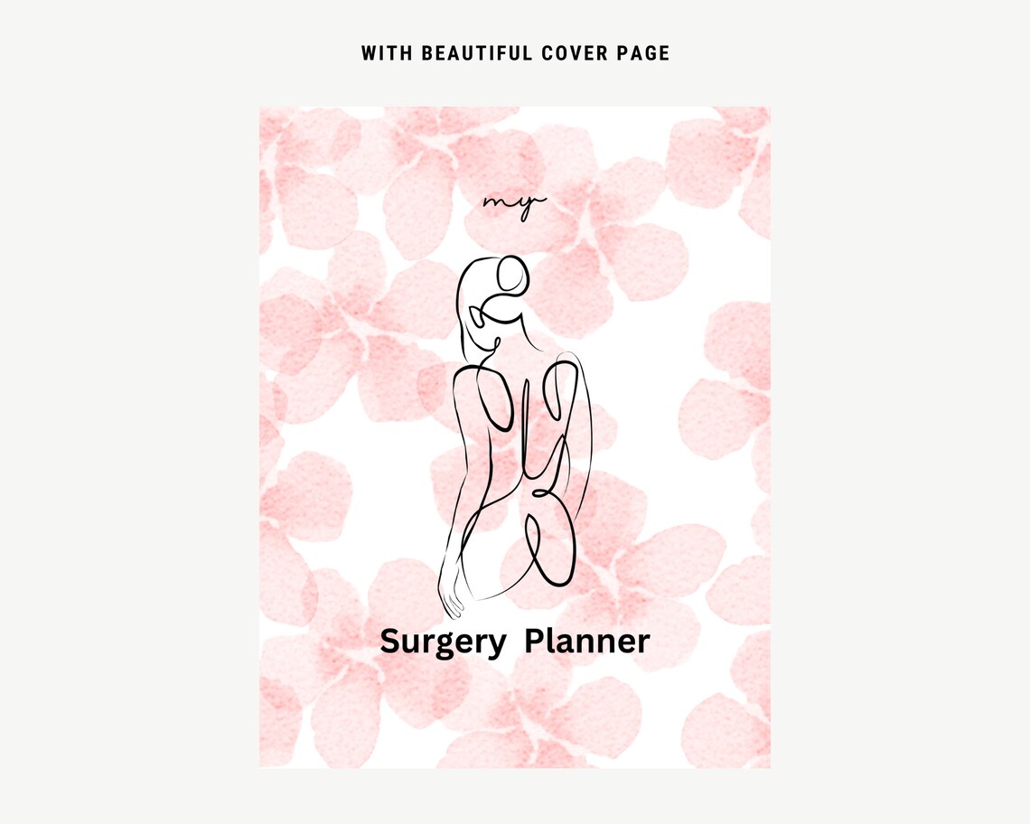 Surgery Care Package, Pre-surgery Planner, Surgery To-do List, Doctor ...