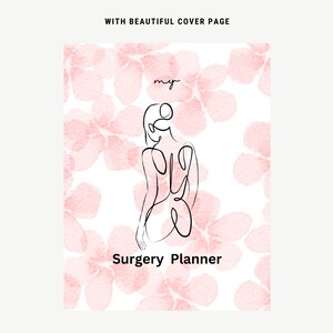 Surgery Care Package, Pre-surgery Planner, Surgery To-do List, Doctor ...