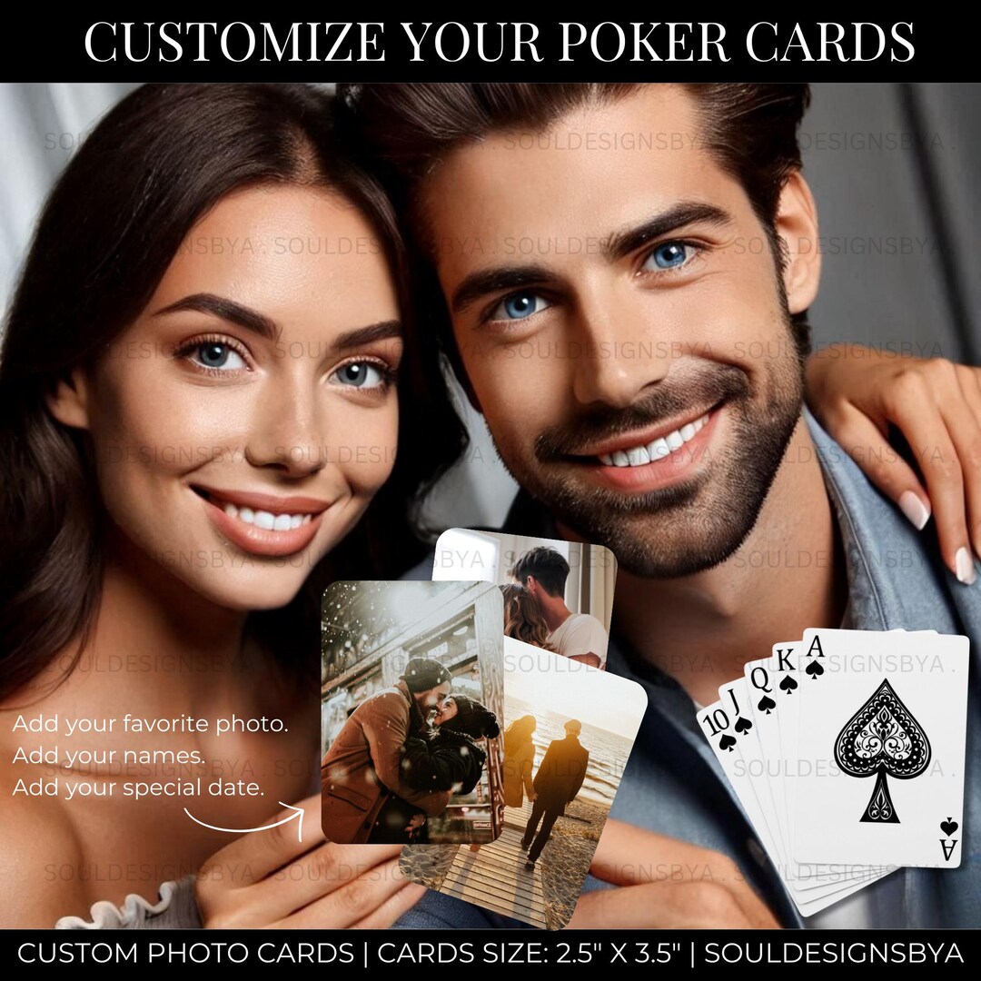 Custom Deck of Playing Cards, the Perfect Valentines Day Gift, Unique ...