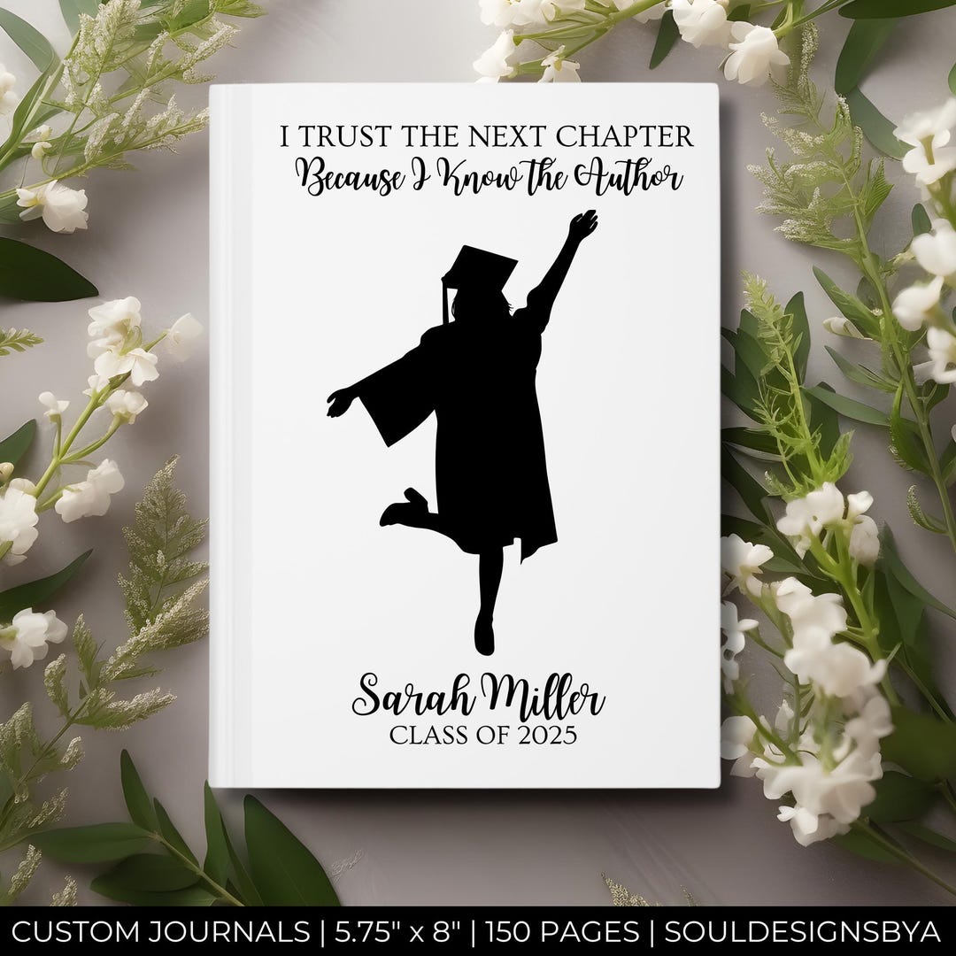 Personalized Graduation Journal Class of 2025 Gift for Graduate Custom ...