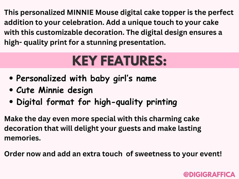 Minnie Cake Topper, Mouse Cake Topper, Red Minnie Topper, Red Mouse ...