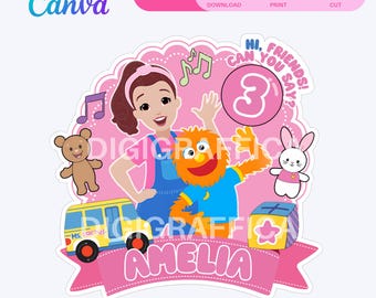 Ms Rachel Cake Topper Digital Download - Etsy