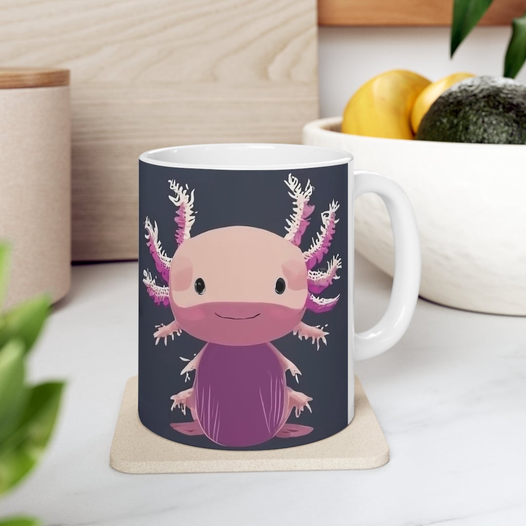 Cute Axolotl Mug Axolotl Cup Axolotl Gift Axolotl Coffee - Etsy