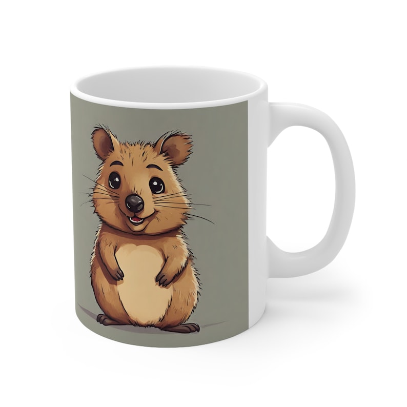 Cute Quokka Mug, Animal Cup, Gift, Coffee Mug, Present, Marsupial ...