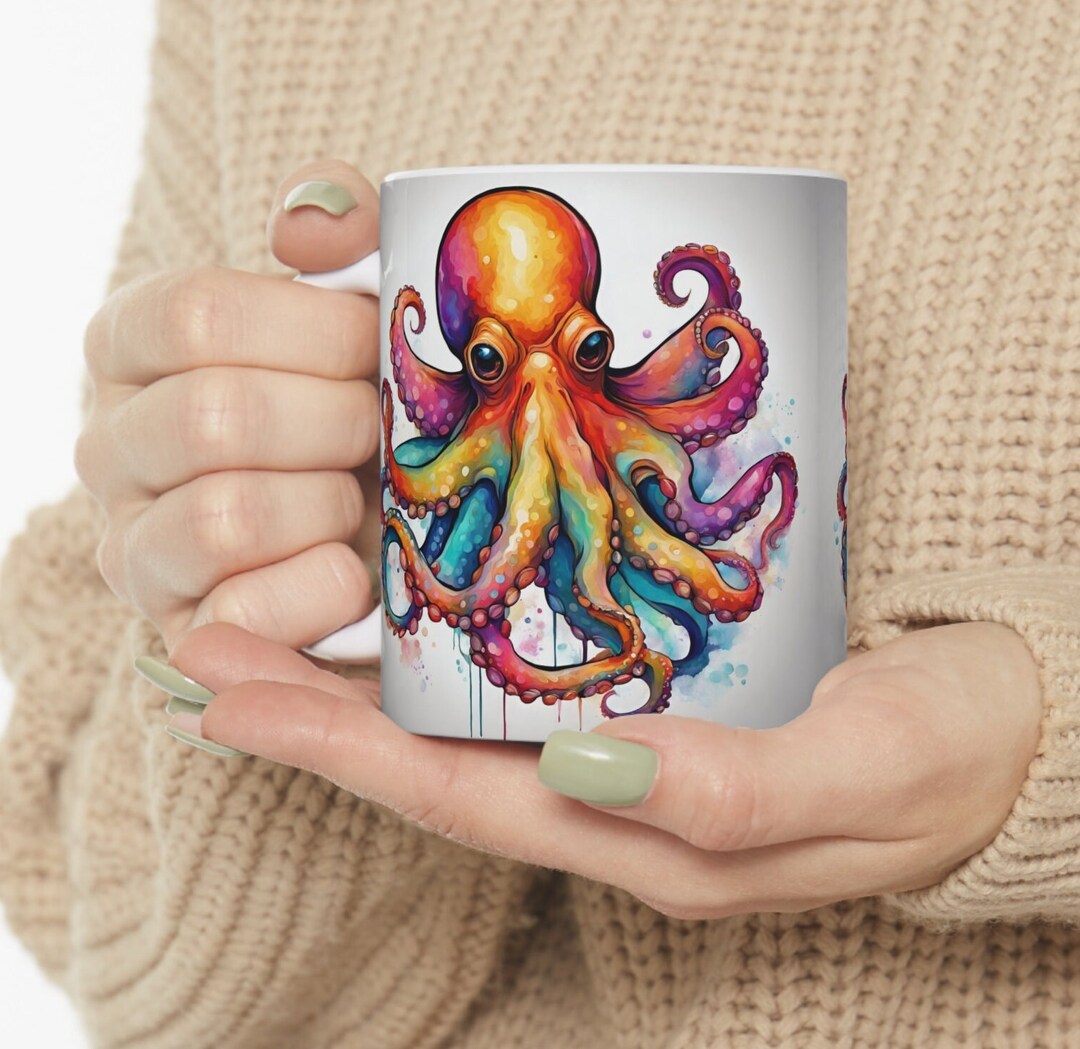 Octopus Mug Octopus Cup Octopus Gift Octopus Coffee Mug - Etsy