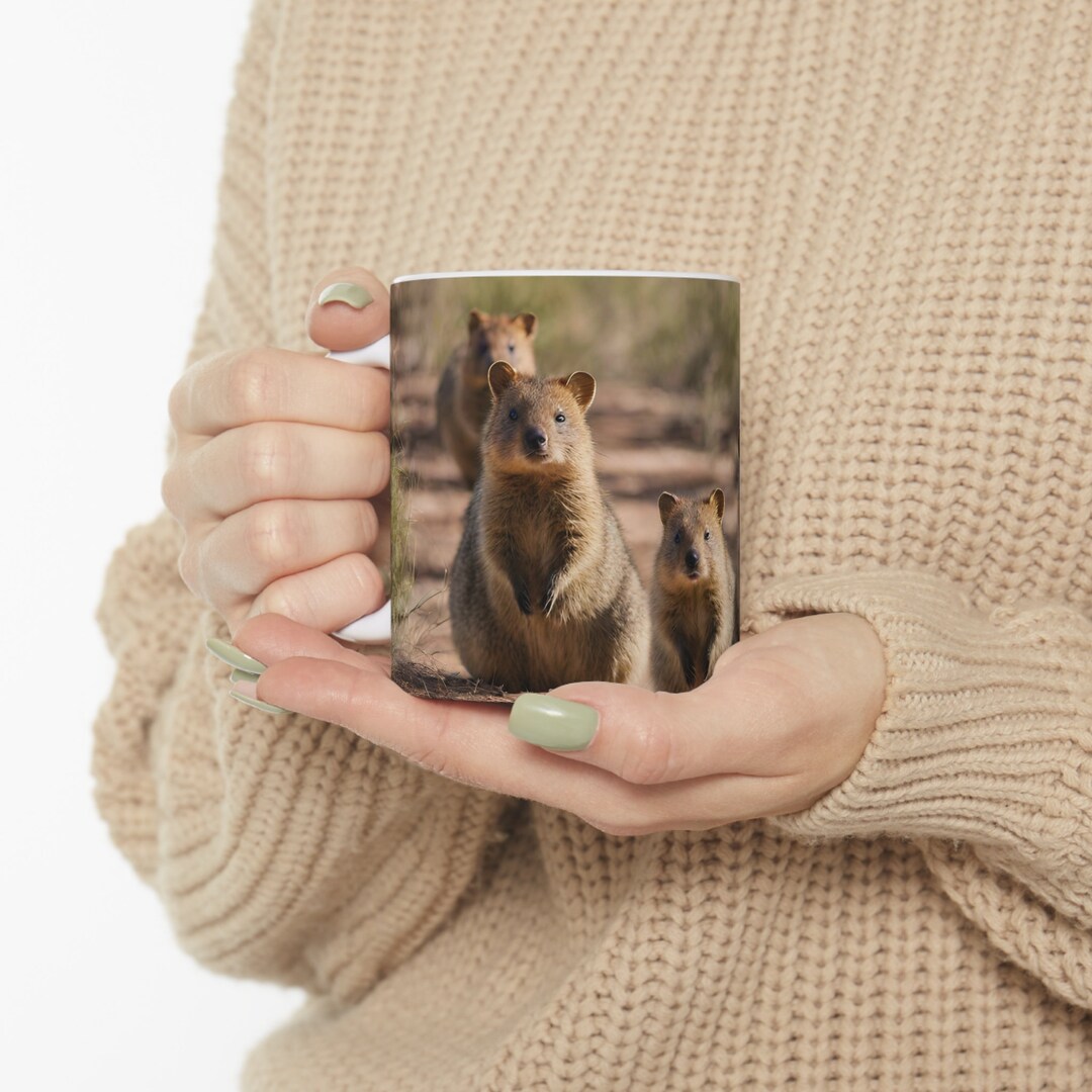 Cute Quokka Mug, Animal Cup, Gift, Coffee Mug, Present, Marsupial ...