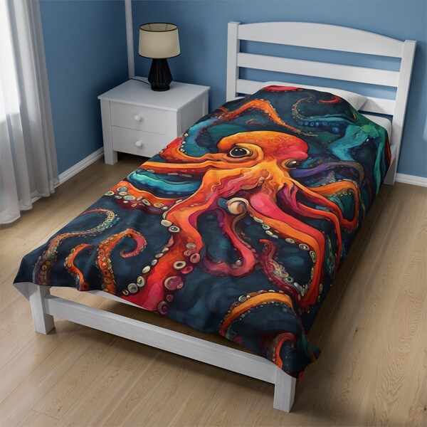 Octopus Blanket - Etsy