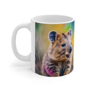 Quokka Mug, Animal Cup, Gift, Coffee Mug, Present, Marsupial Drinkware ...