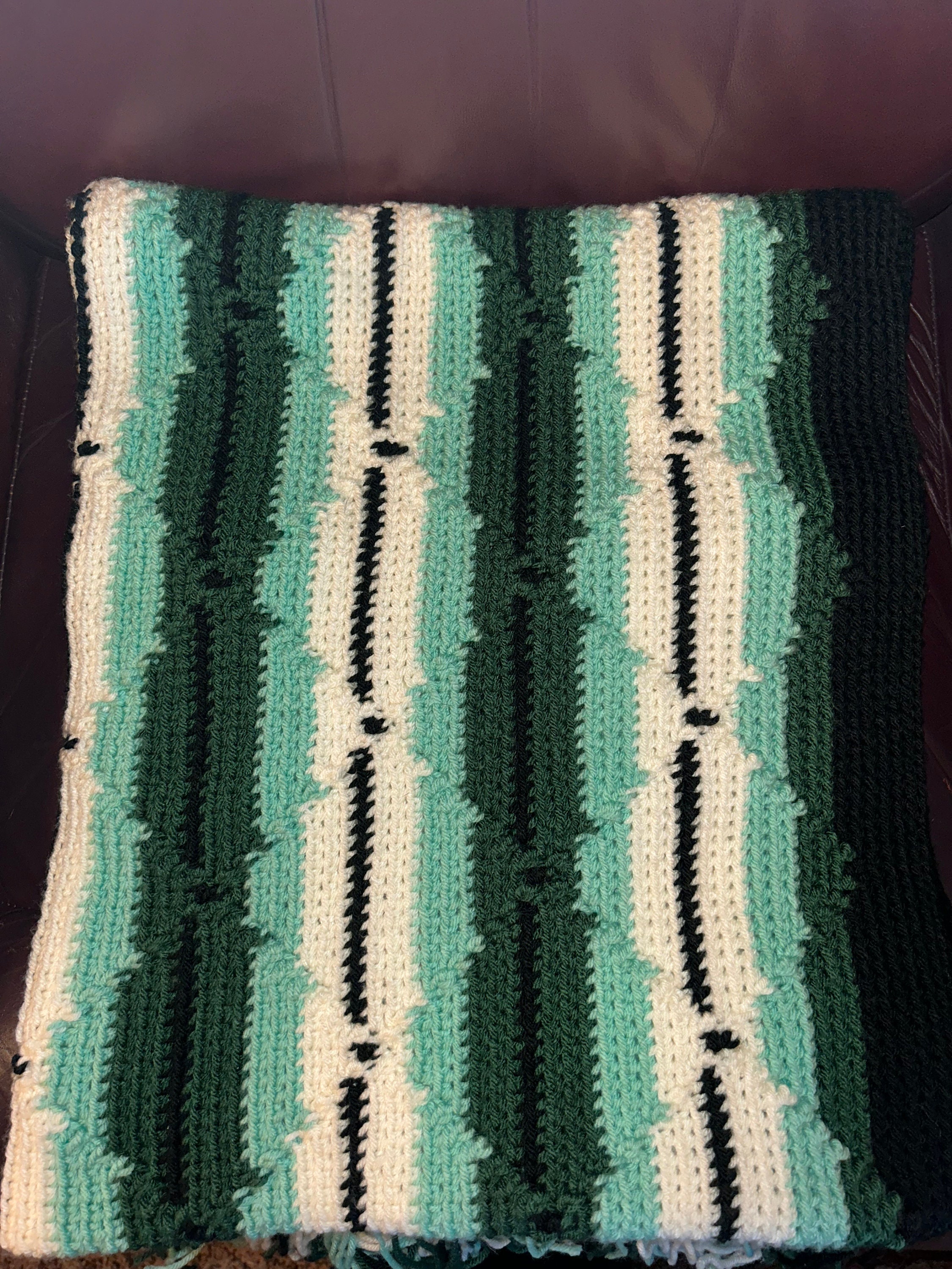 Crochet Diamond Afghan Blanket - Etsy