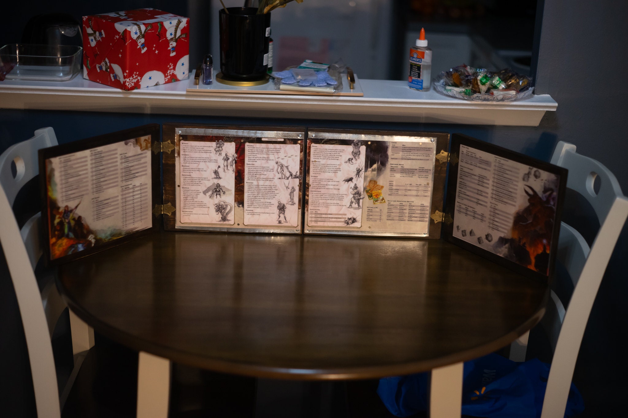 Customizable Solid Wood DM Screen, Tabletop RPG Dungeons and Dragons ...