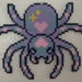 Pastel Kawaii Spider Perler Bead Art - Etsy