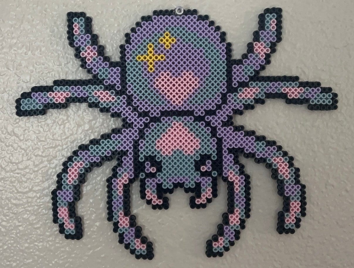 Pastel Kawaii Spider Perler Bead Art - Etsy