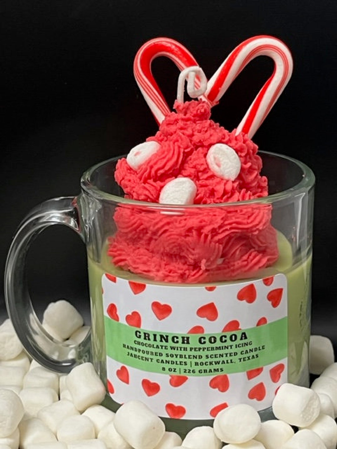 Grinch Cocoa With Peppermint Icing - Etsy