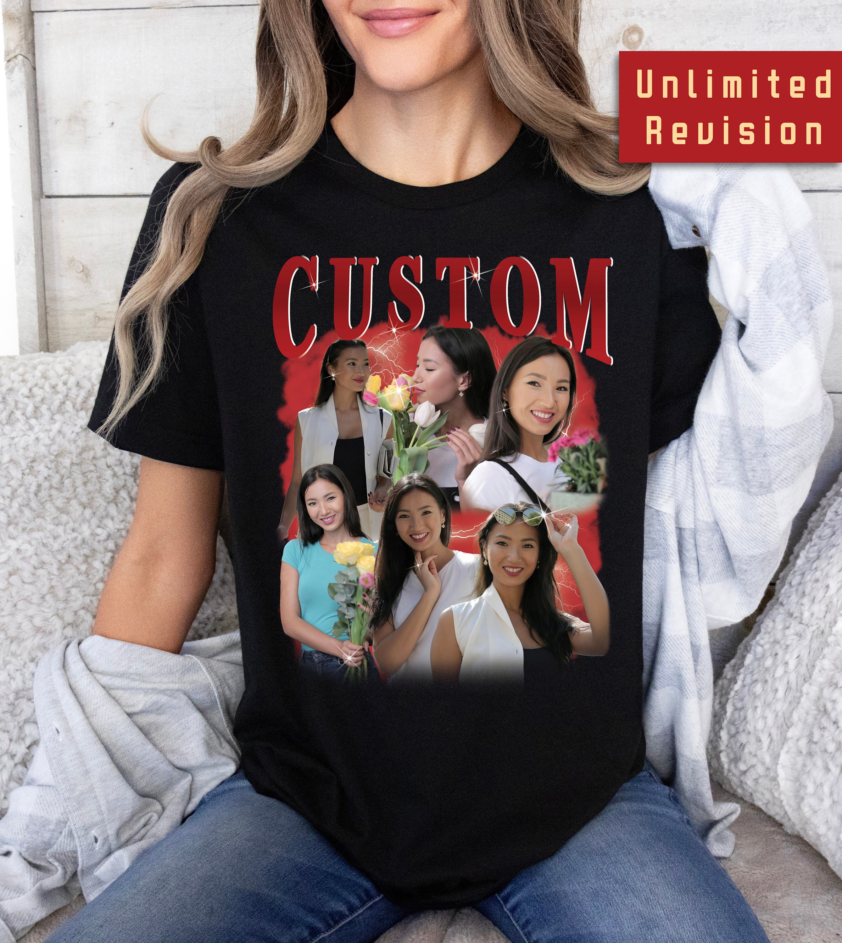 Customized Shirt, for Boyfriend, for Husband, CUSTOM YOUR Own Photo ...