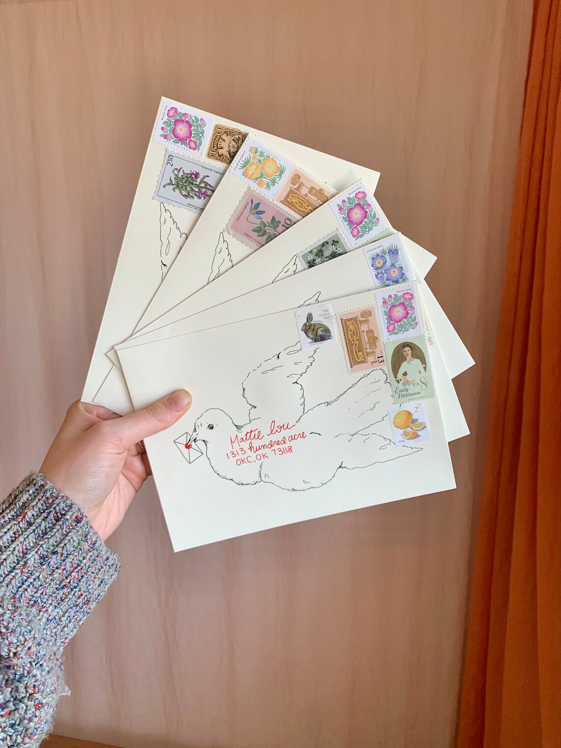 Wedding Invitation Dove Envelopes X10 - Etsy