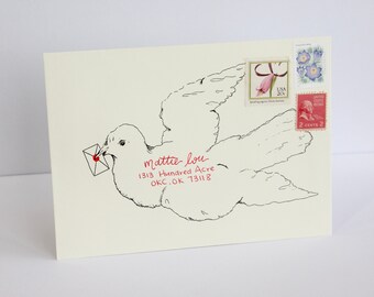 Wedding Invitation Dove Envelopes X100 - Etsy UK