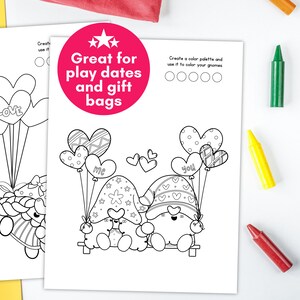 Gnome Love Coloring Pages 25 Printable Colouring Pages for Instant ...
