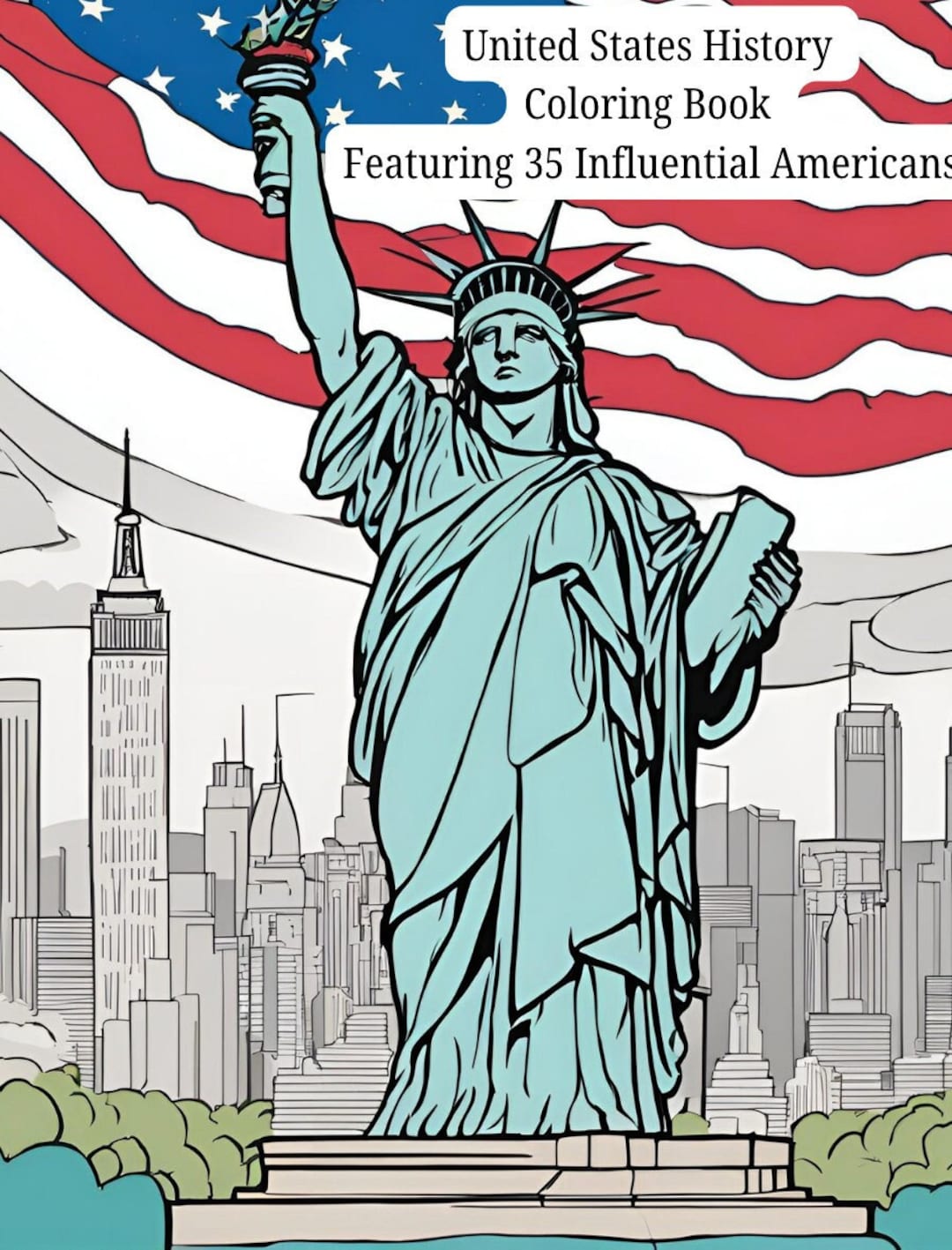 US History Coloring Book, Influential Americans, History Teacher ...