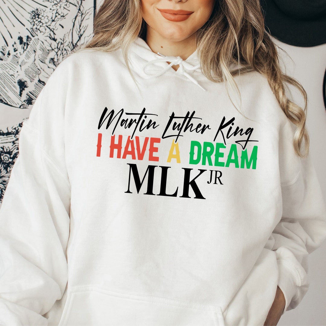 MLK Tribute Sweatshirt, Civil Rights Activist Apparel, Equality ...