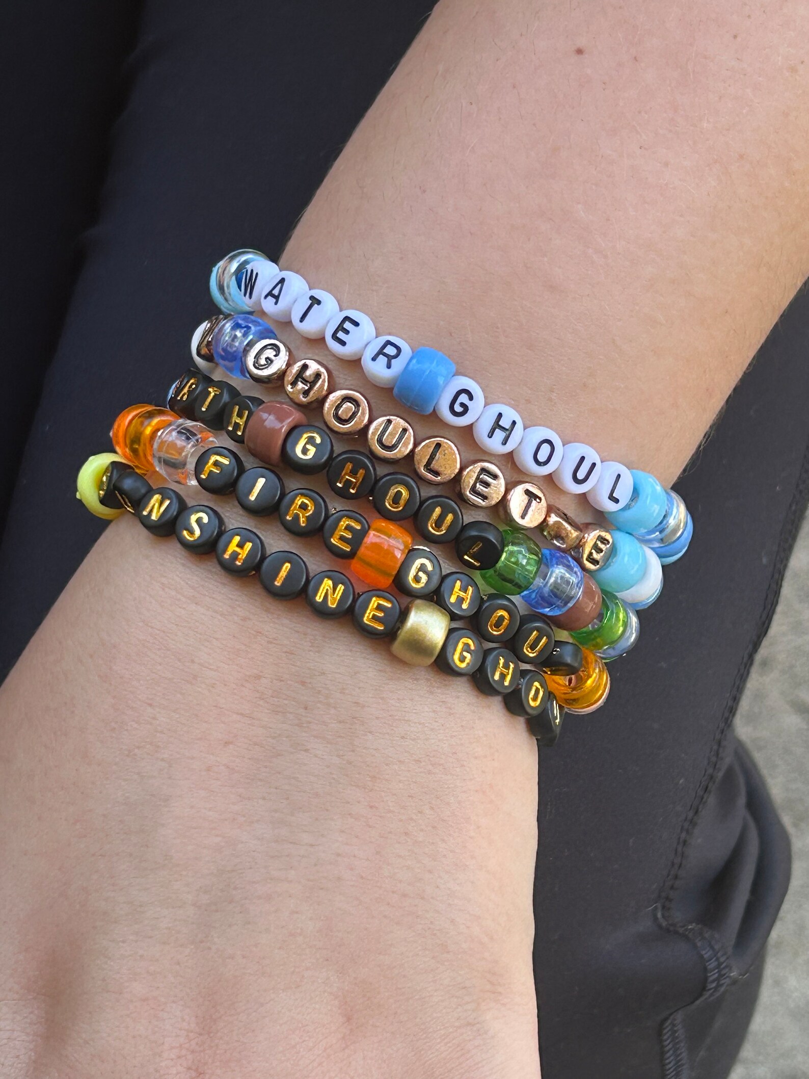 Ghouls and Ghoulettes Galore- Set of 30 Trading Kandi Bracelets - Etsy