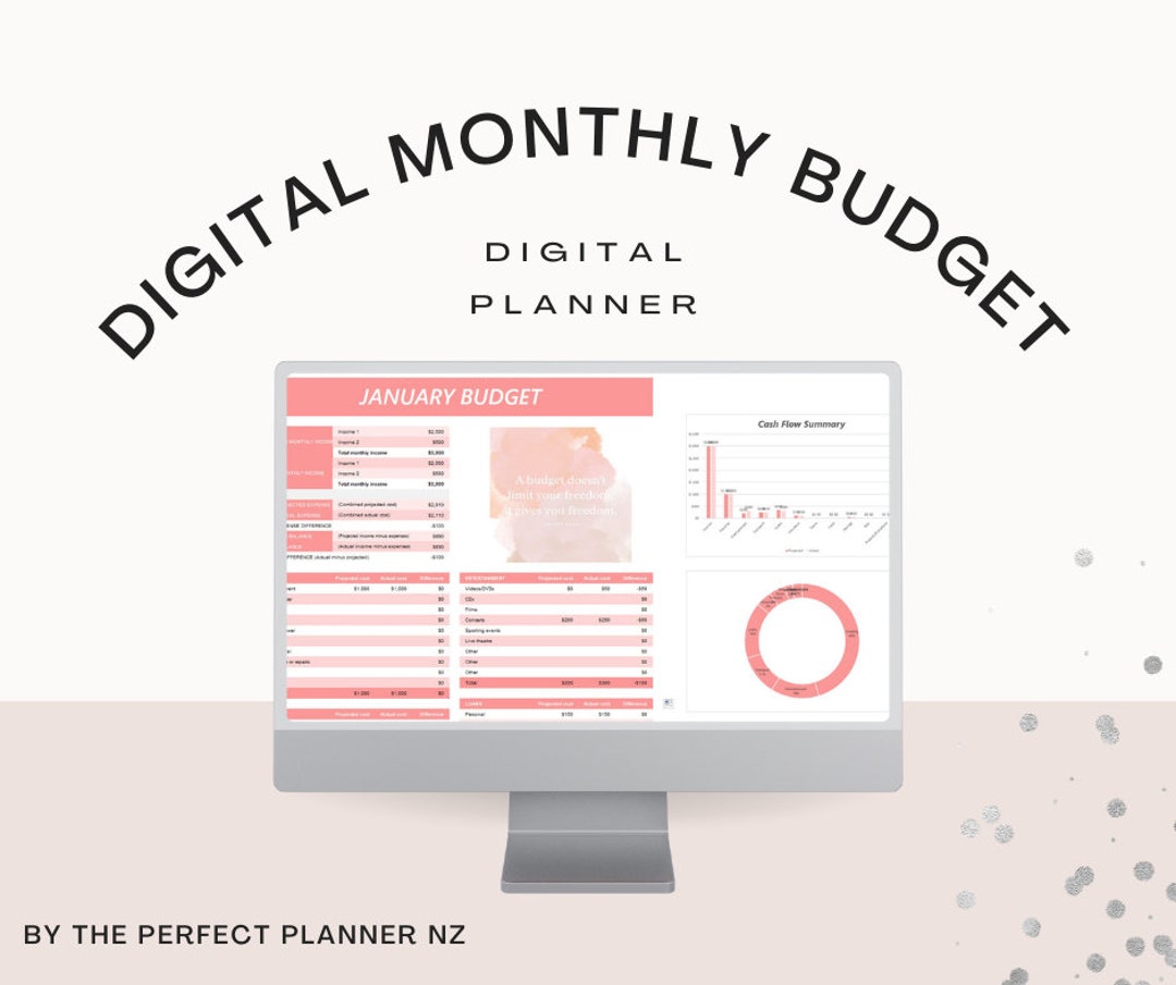 The Perfect Planner - Month by Month Budgeting Tool - Etsy