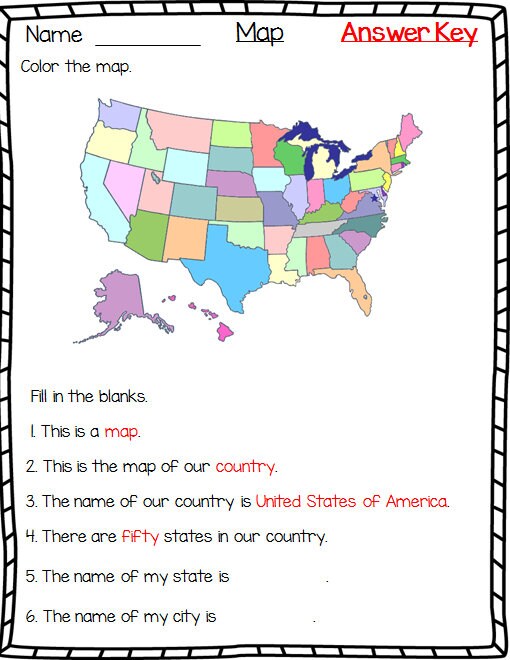 Geography for Kindergarten: Geography, Beginners, Map, Globe ...