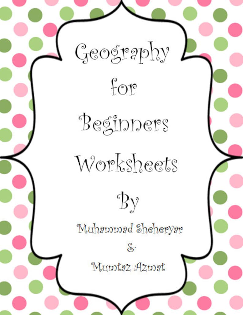 Geography for Kindergarten: Geography, Beginners, Map, Globe ...