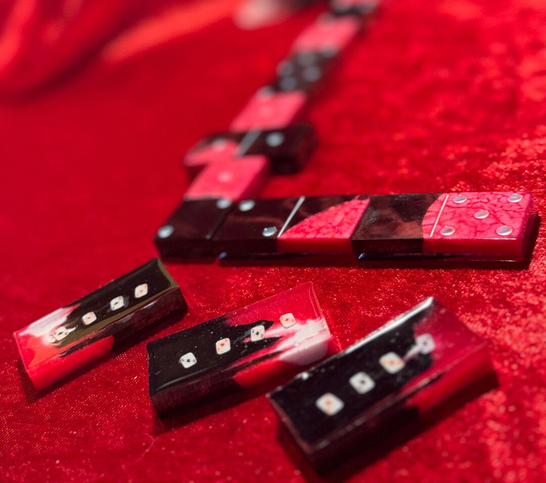 Dominoes - Custom Made With Resin. Choose From a Variety of Alcohol ...