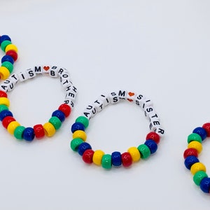 Custom Autism Friendship Bracelets/autism Beaded Bracelets/autism ...