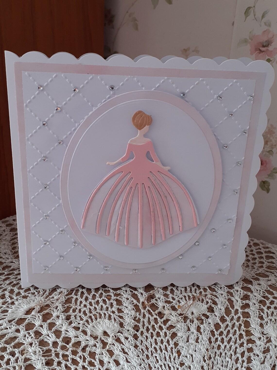 Handmade Princess Birthday Card - Etsy UK